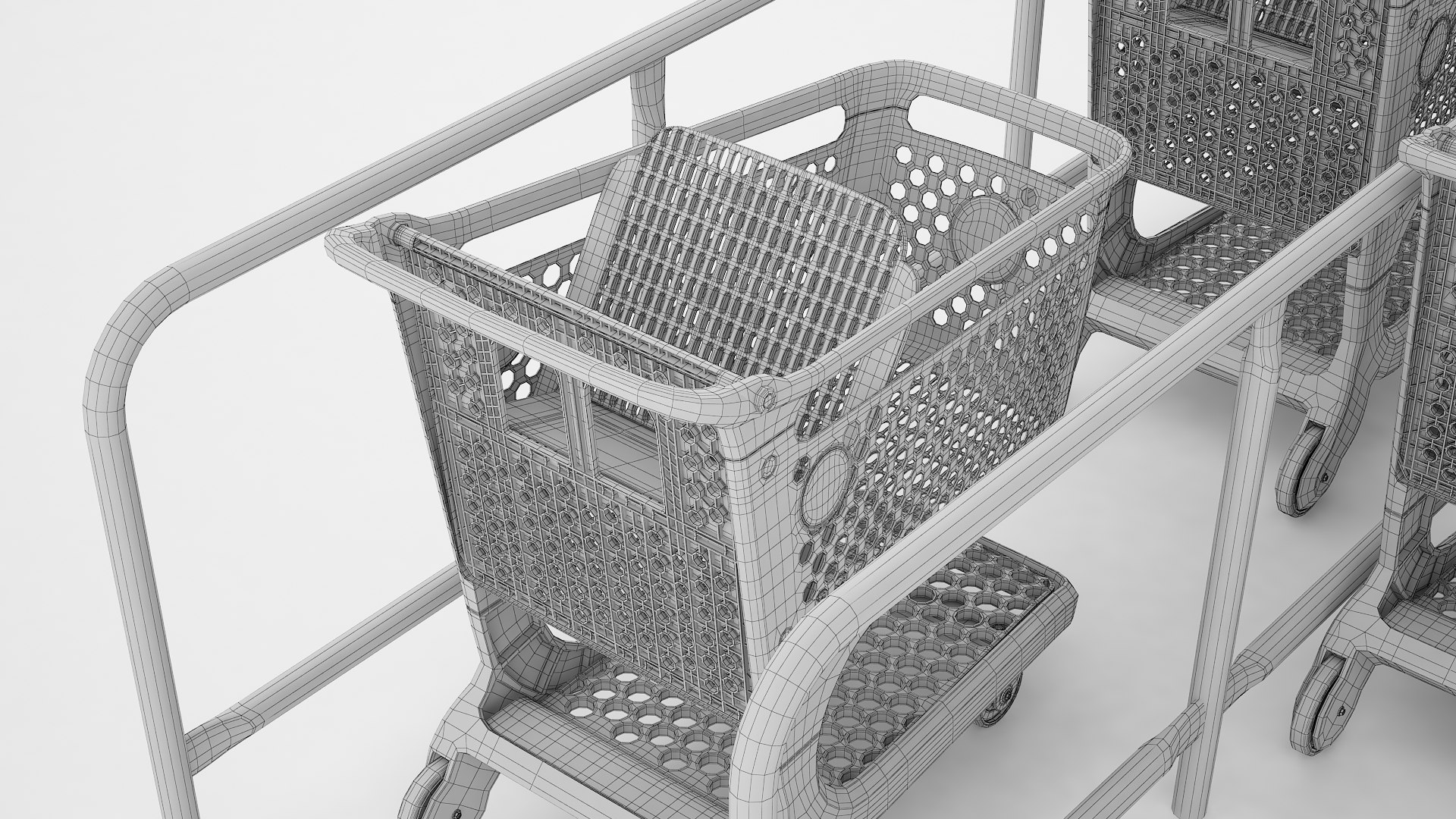 Shopping Cart Return 08 Model - TurboSquid 2032719