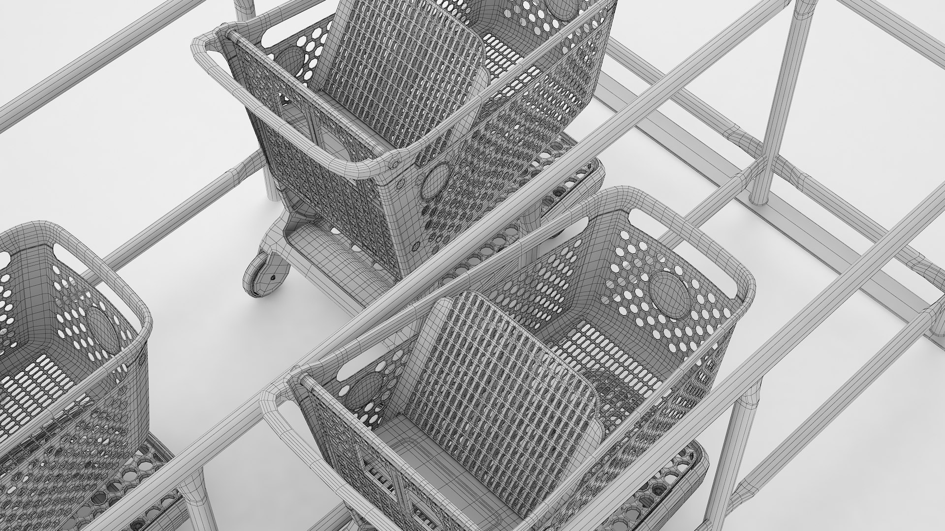 Shopping Cart Return 08 Model - TurboSquid 2032719