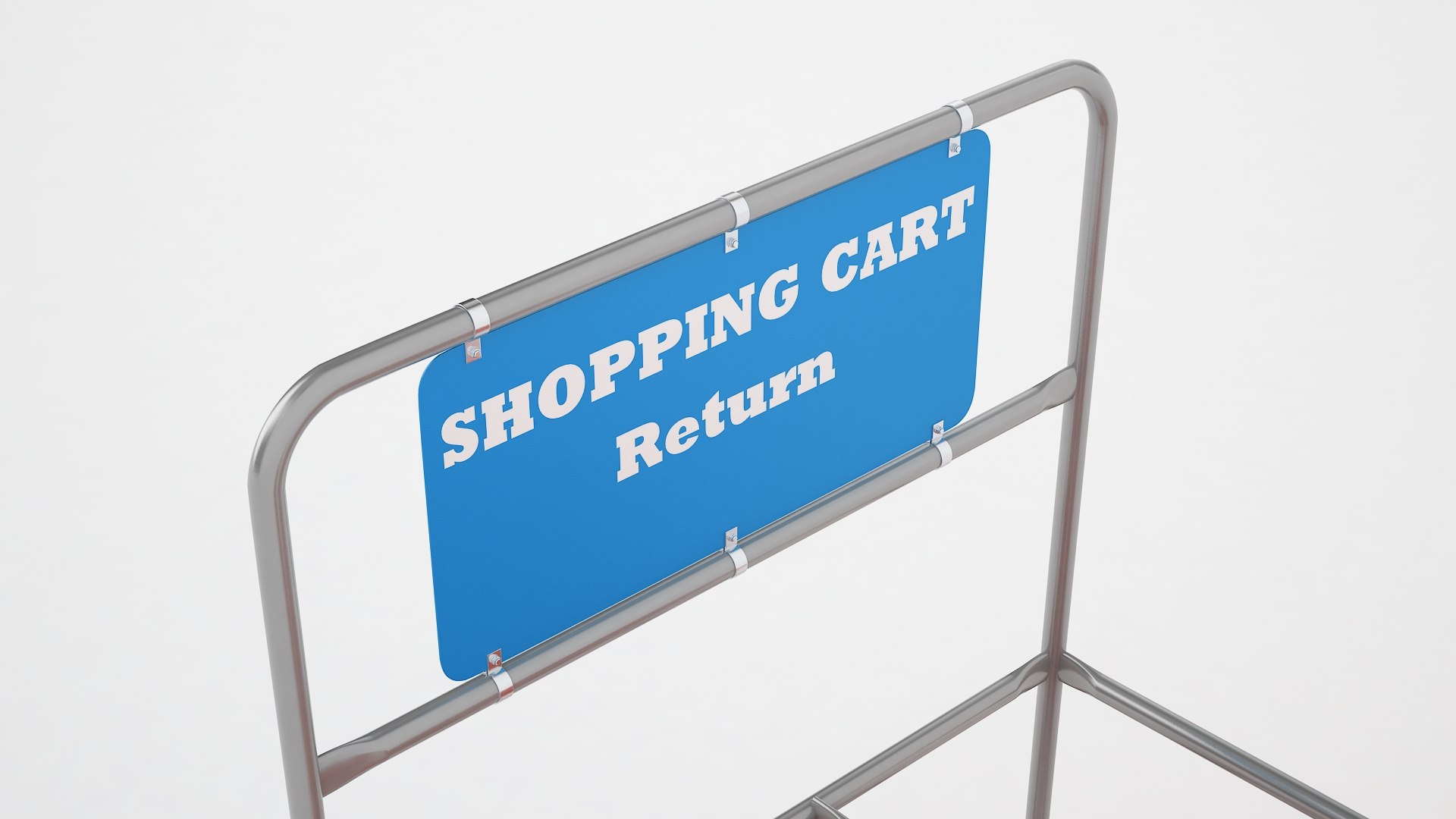 Shopping Cart Return 08 Model - TurboSquid 2032719