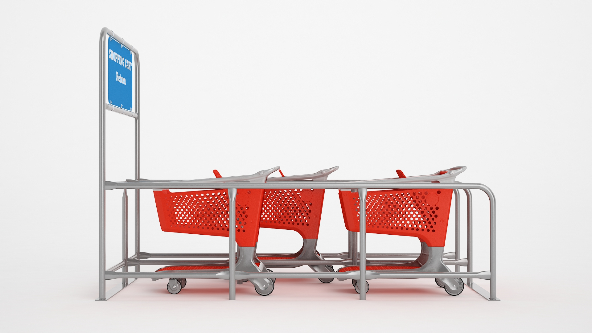 Shopping Cart Return 08 Model - TurboSquid 2032719