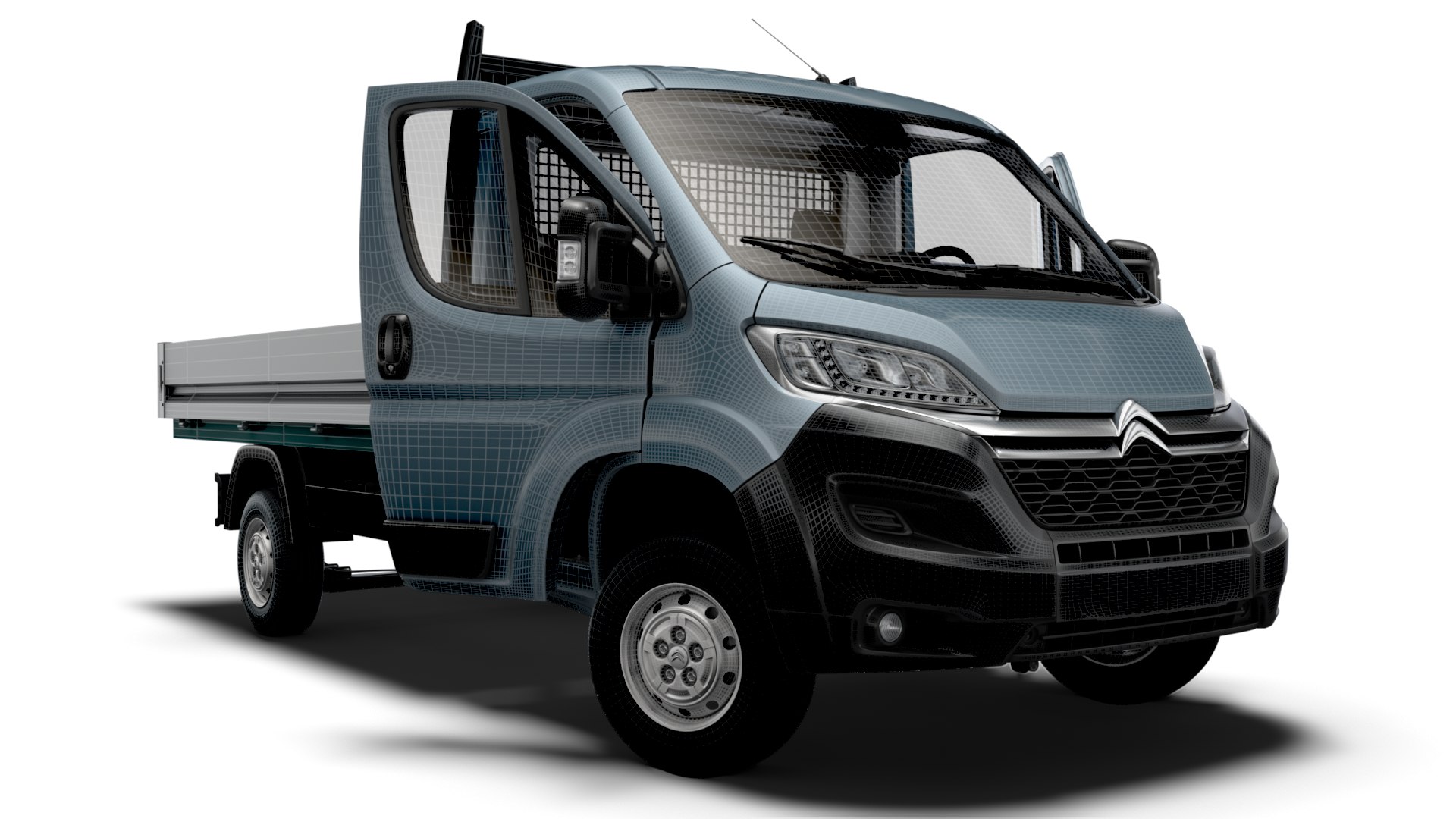 Citroen Jumper SingleCab Tipper HQInterior 2023 3D - TurboSquid 2141537