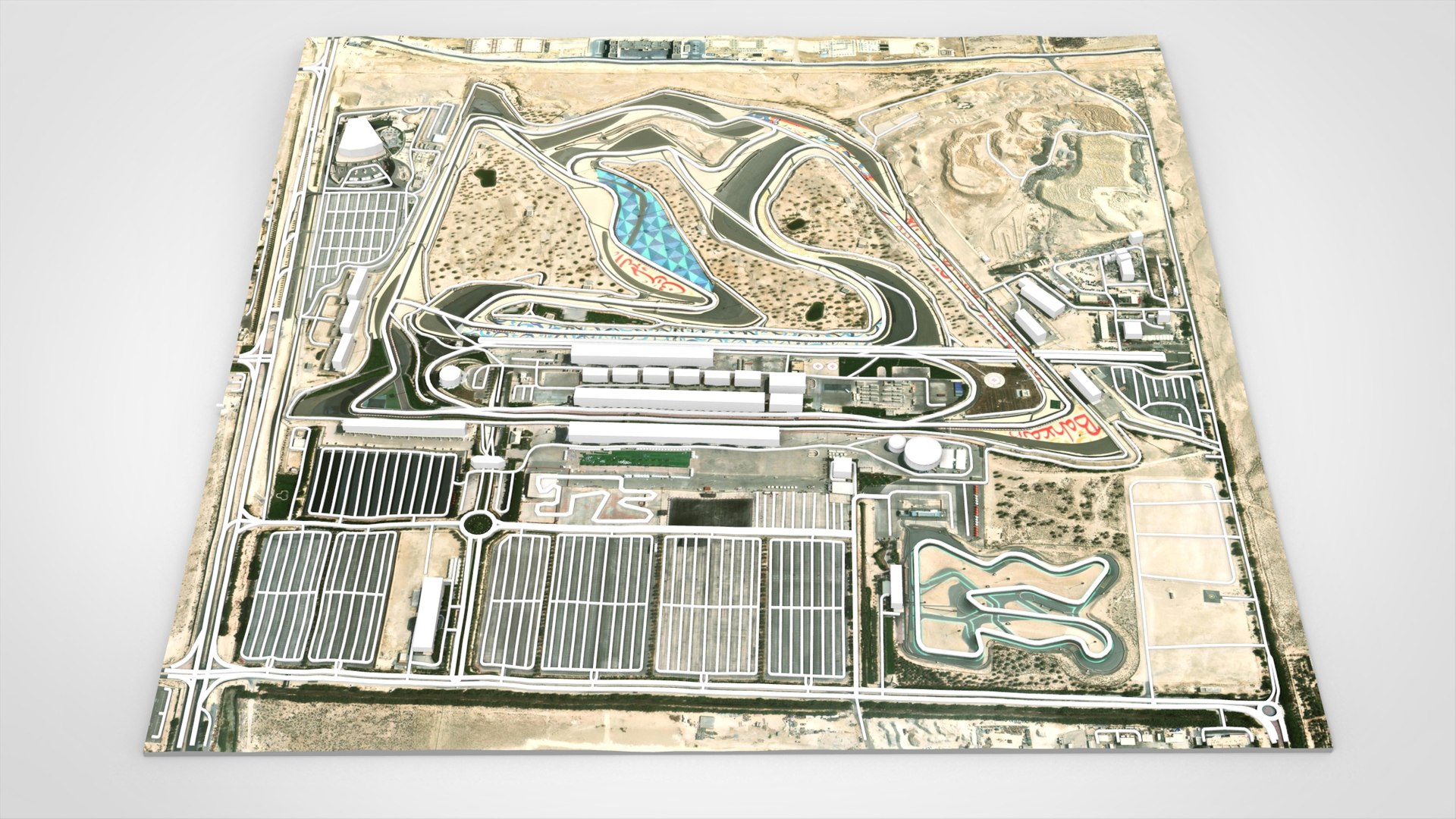 3D The Bahrain International Circuit - TurboSquid 2318021
