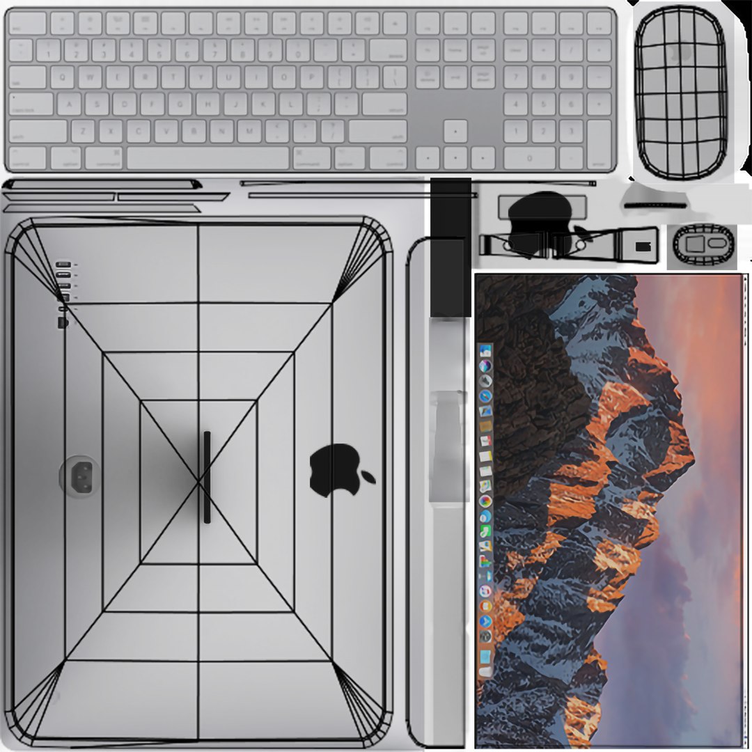 3D AppleiMAC Desktop - TurboSquid 2251085