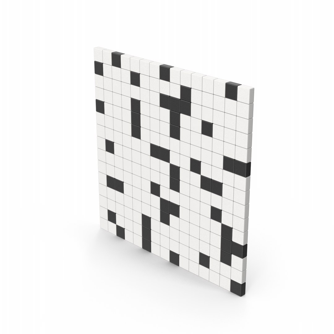 3D Model Crossword Puzzle - TurboSquid 2229071