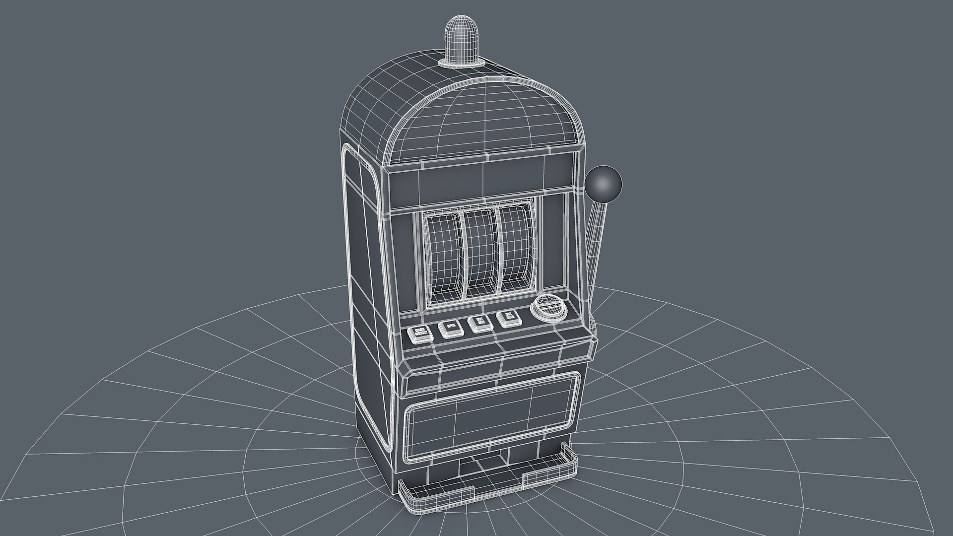 3D Slot Machine - TurboSquid 1190277
