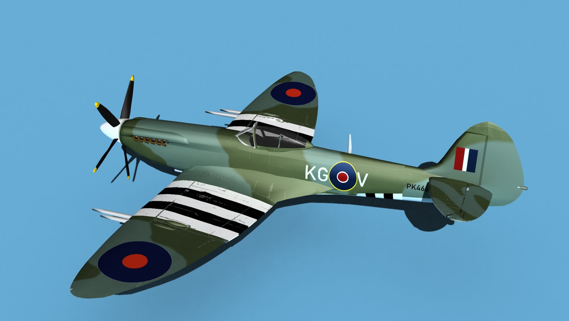 Supermarine Spitfire Mk XXII V03 RAF 3D Model - TurboSquid 1925725