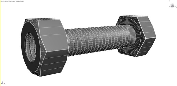 3D bolt nut 2019 - TurboSquid 1950243
