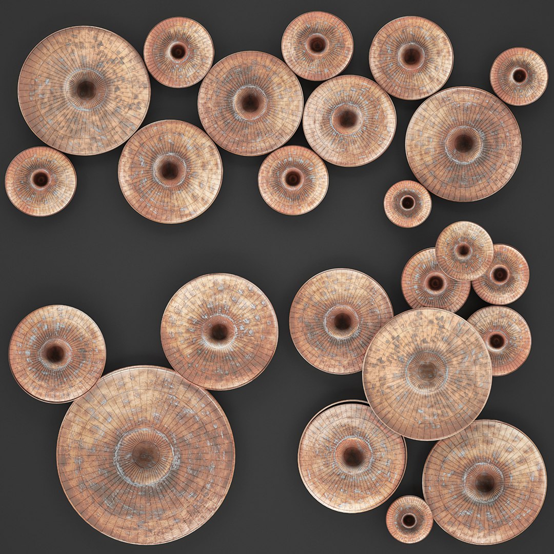 Disc Wall Decor World 3D Model - TurboSquid 1427263