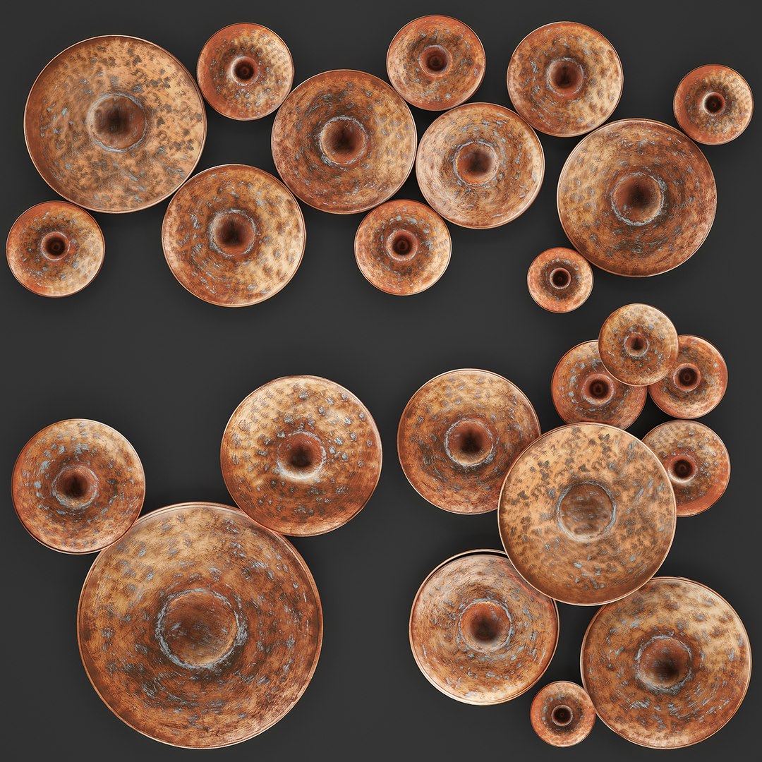 Disc Wall Decor World 3D Model - TurboSquid 1427263