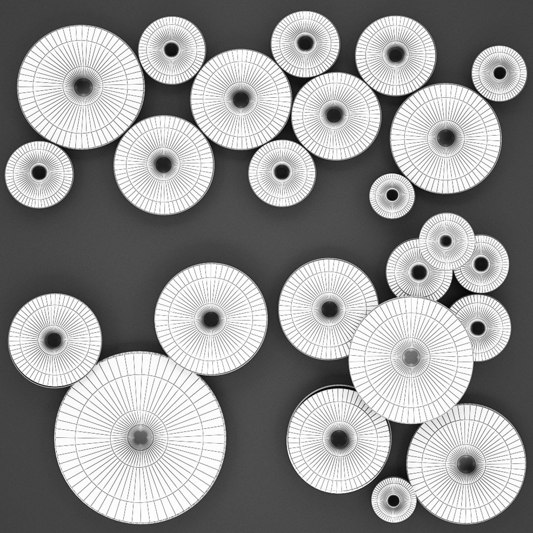 Disc Wall Decor World 3D Model - TurboSquid 1427263