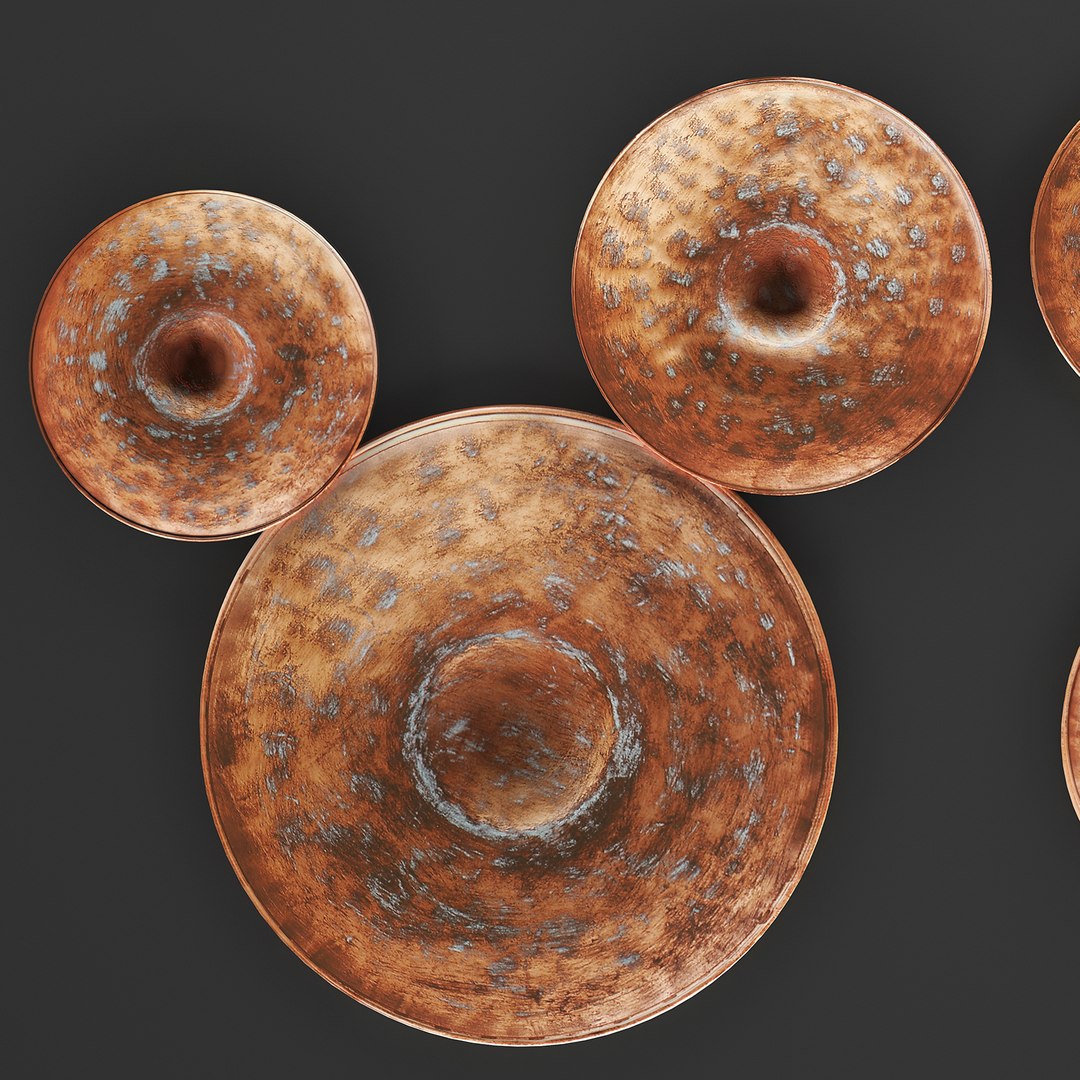 Disc Wall Decor World 3D Model - TurboSquid 1427263