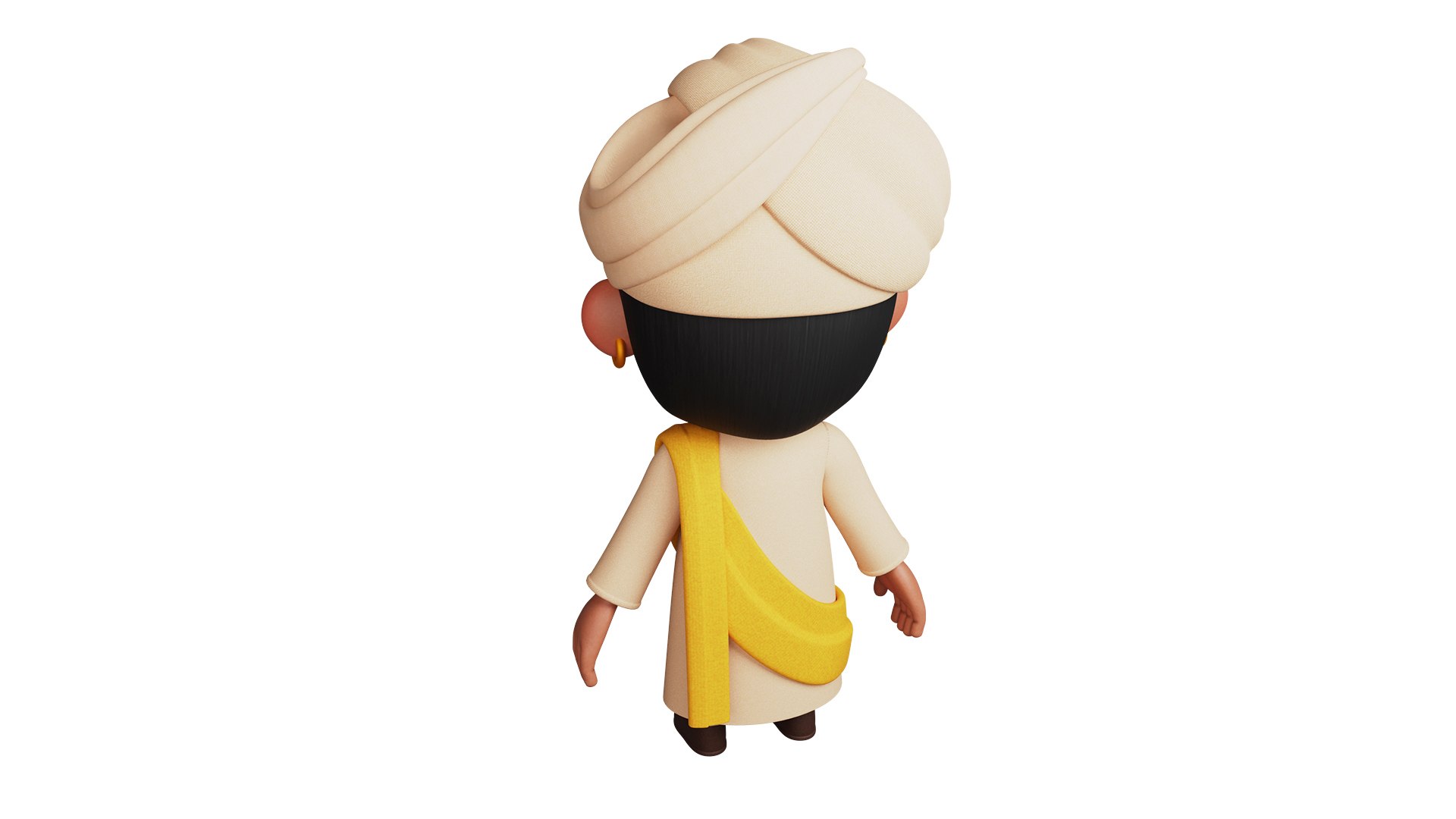 3D Munim Ji Cartoon Character 3d Model - TurboSquid 2230502