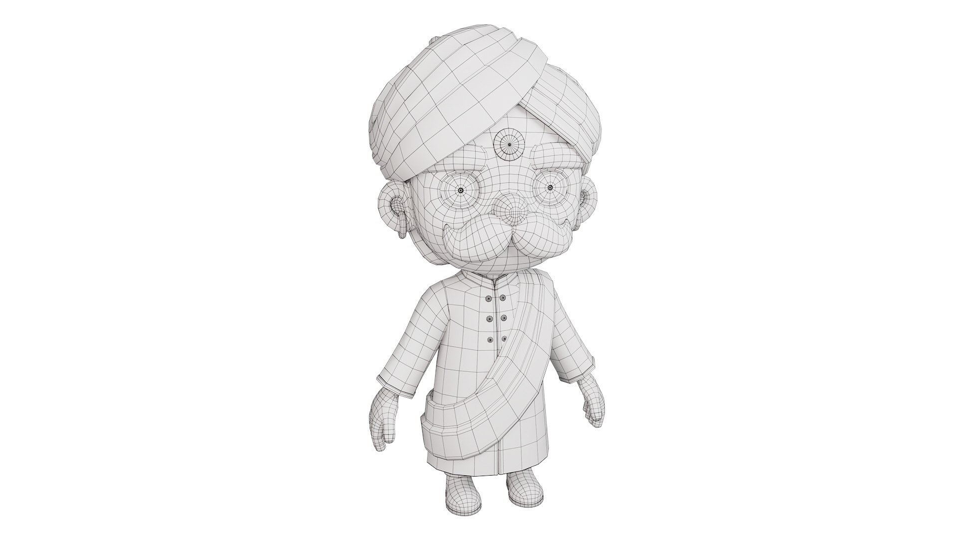 3D Munim Ji Cartoon Character 3d Model - TurboSquid 2230502