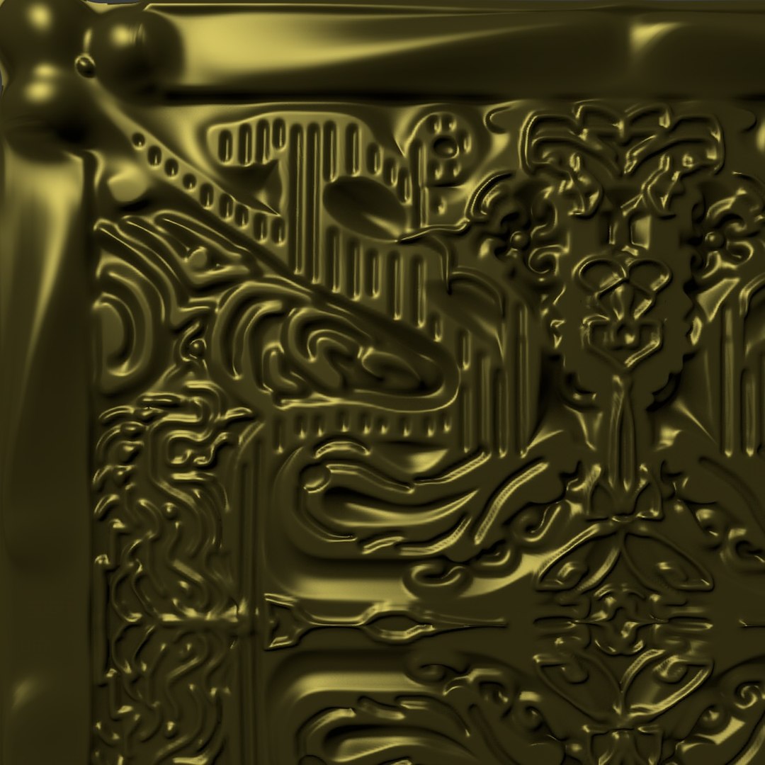 Gold Square 3d C4d