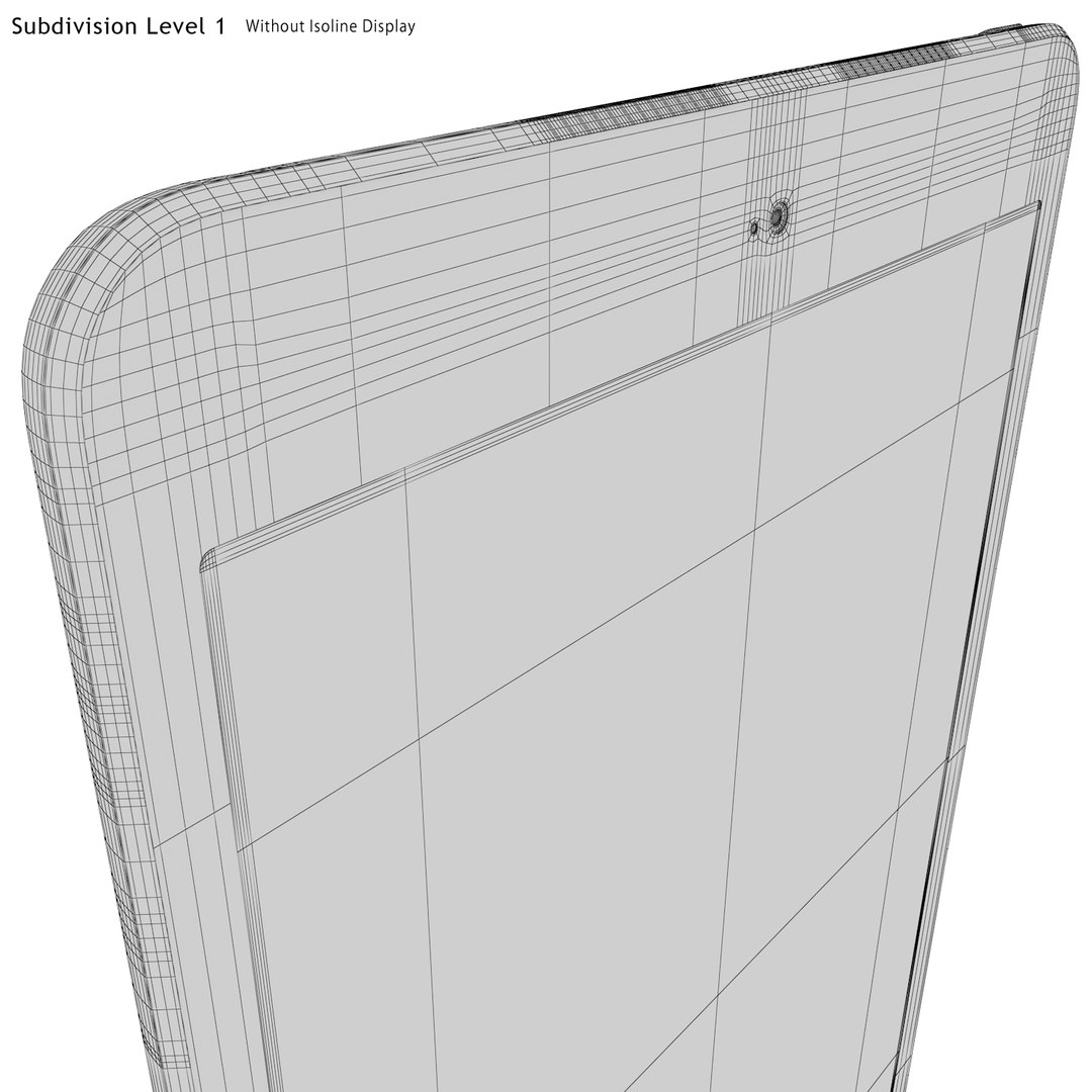 realistic apple ipad mini 3d model