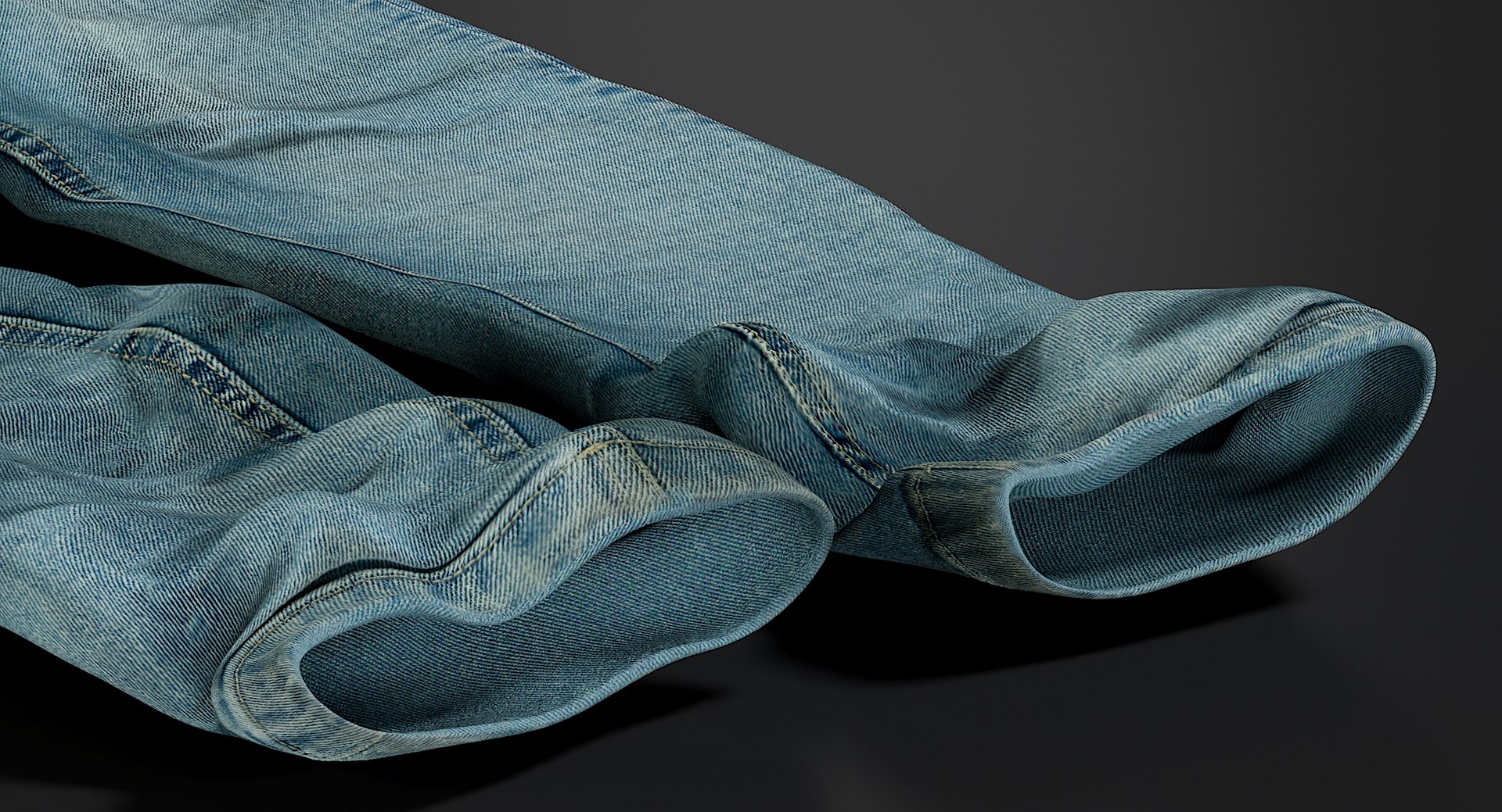 3D realistic jeans blue v8 - TurboSquid 1467157