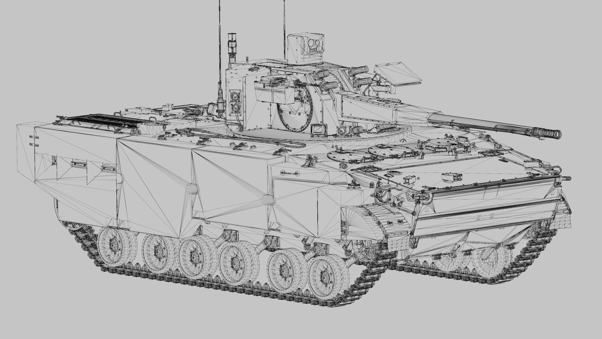 2S38 Derivatsiya-PVO 3D Model - TurboSquid 2331997