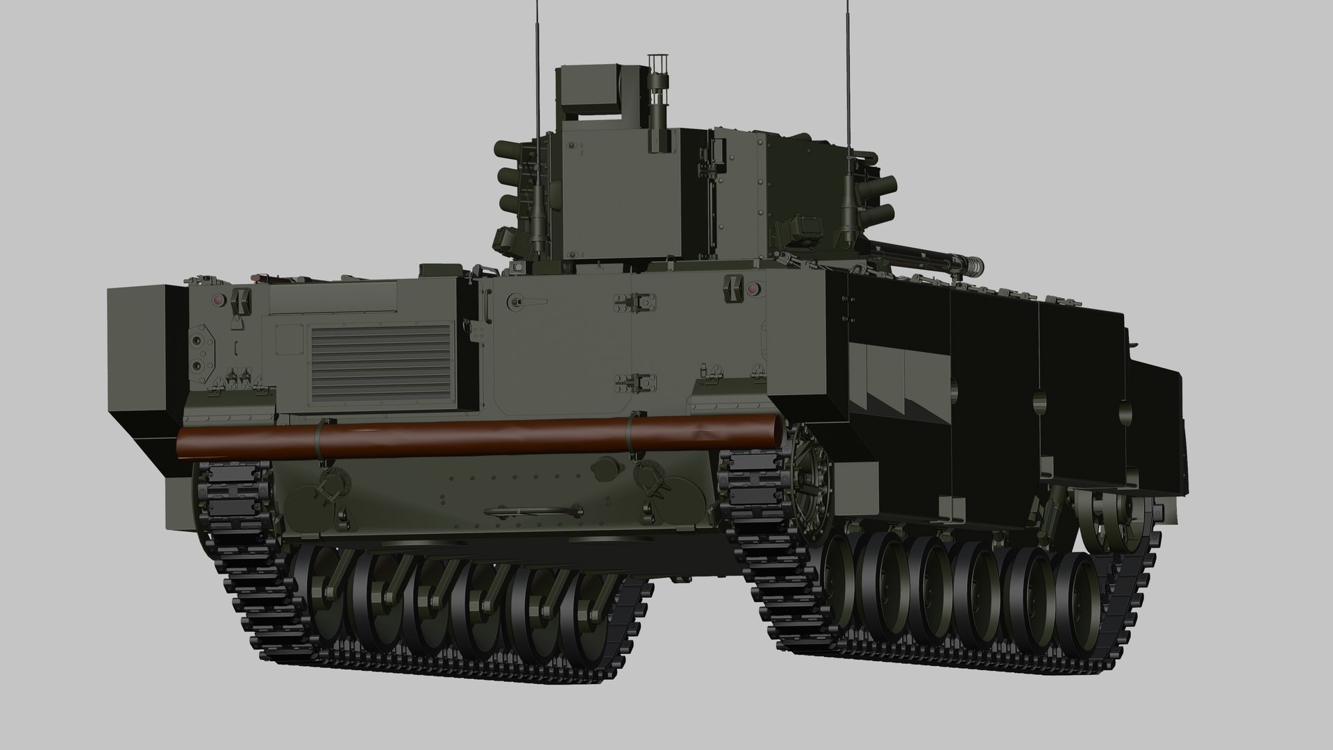 2S38 Derivatsiya-PVO 3D Model - TurboSquid 2331997