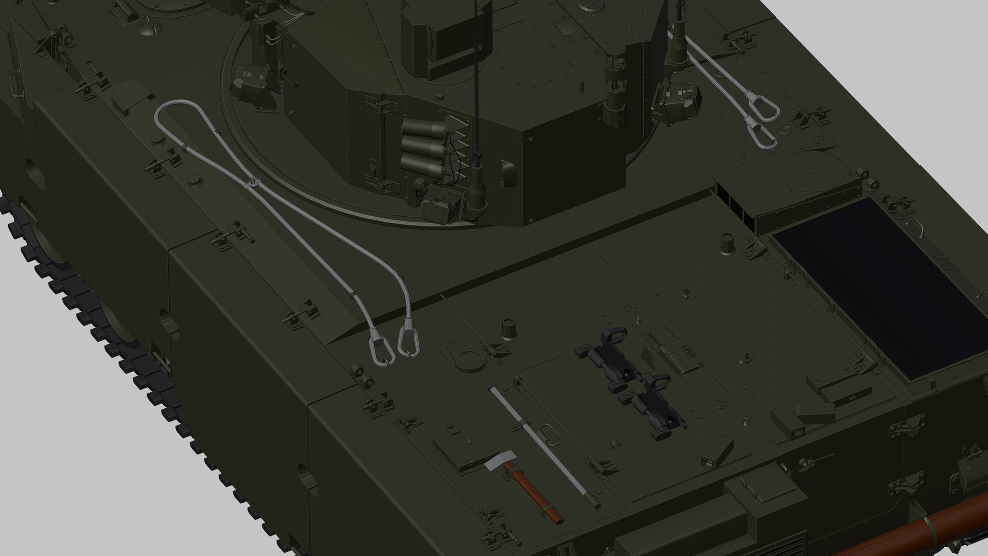 2S38 Derivatsiya-PVO 3D Model - TurboSquid 2331997