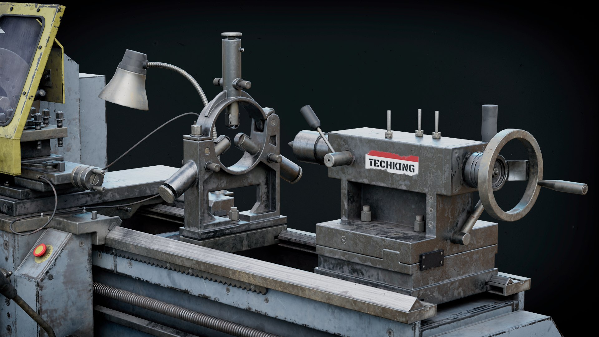 Milling Machine Realtime 3D - TurboSquid 2214478