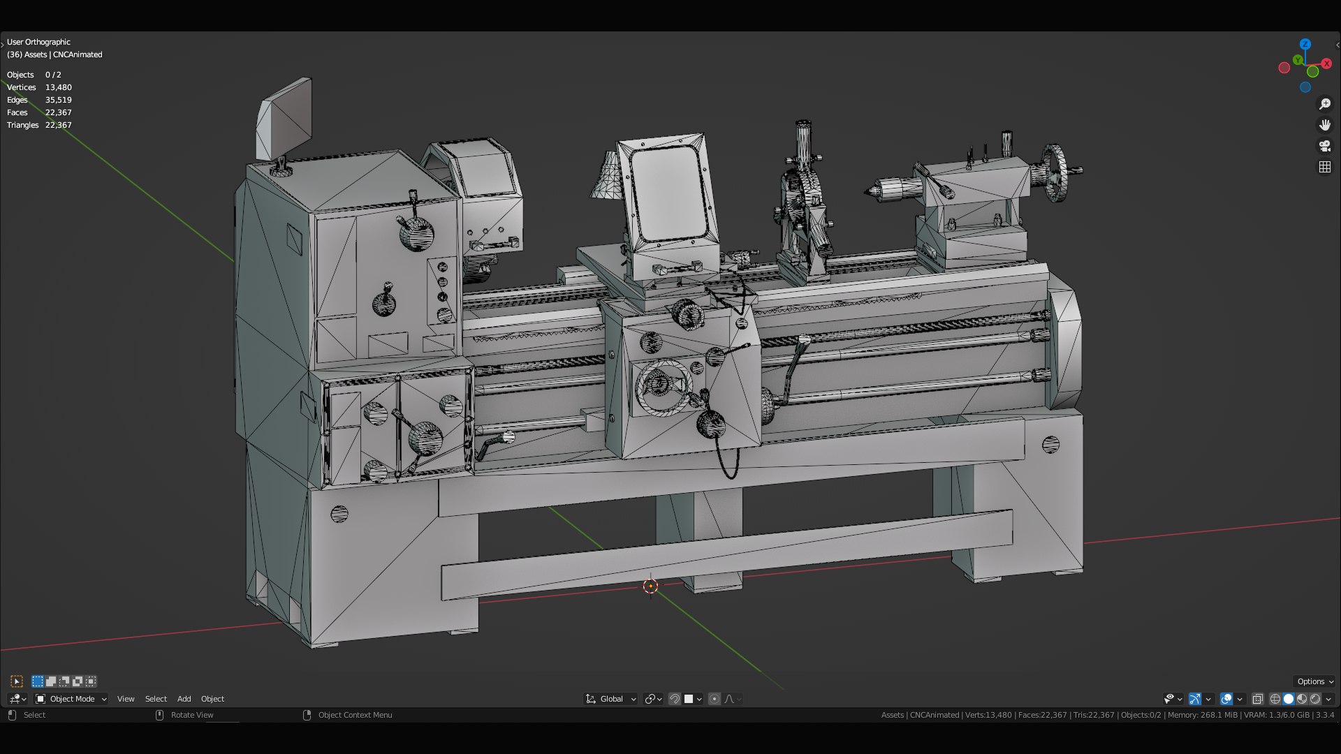 Milling Machine Realtime 3D - TurboSquid 2214478