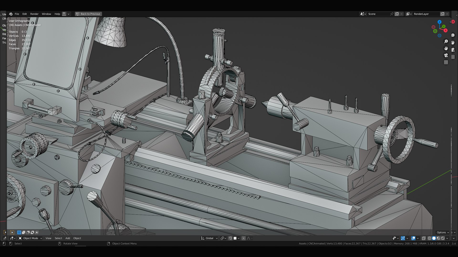 Milling Machine Realtime 3D - TurboSquid 2214478