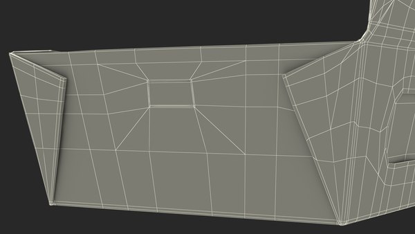 Opened Kraft Food Box with Window Small 3D model - TurboSquid 1807898