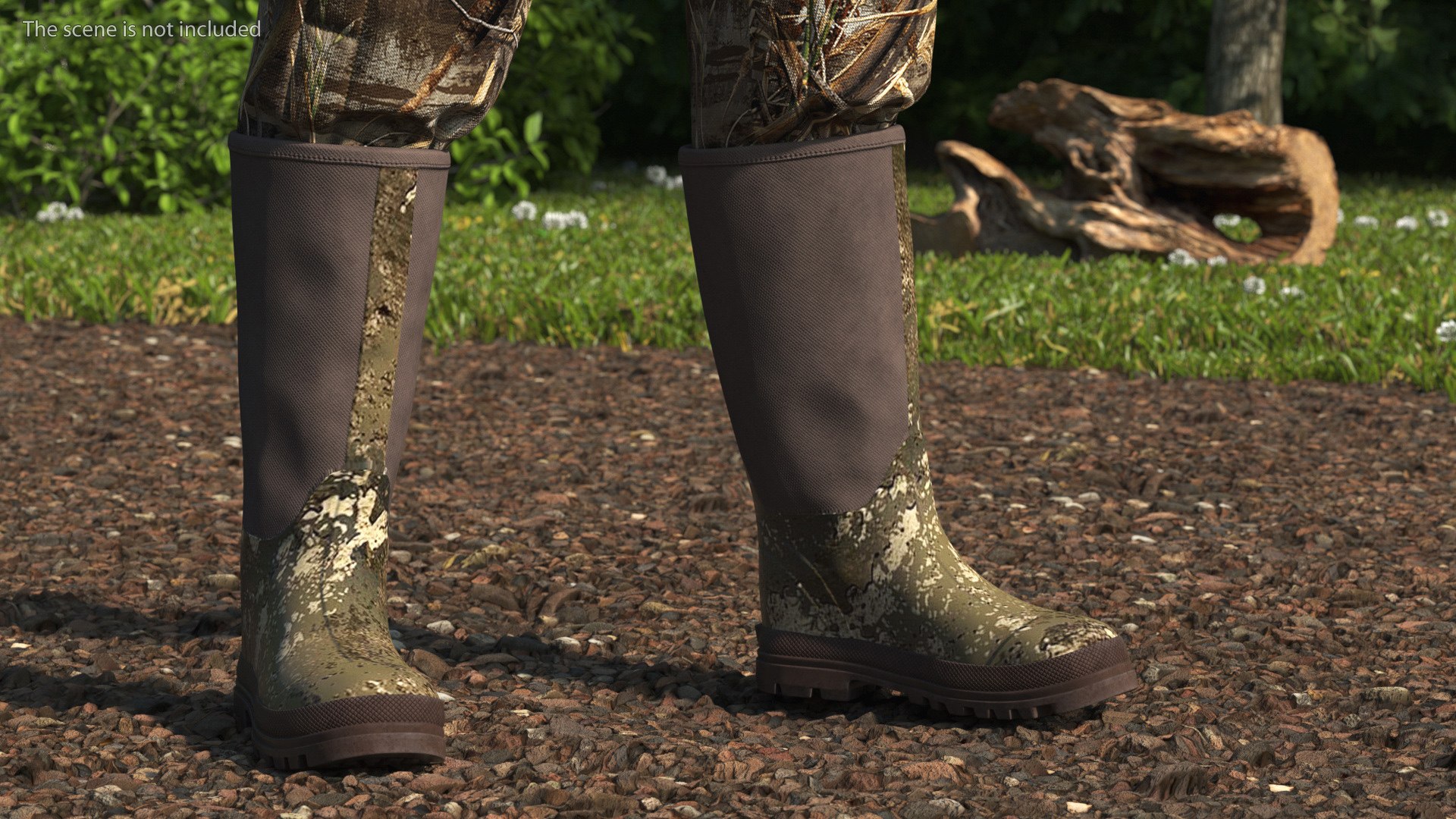 Aiming Duck Hunter With Gun In Grass Camo Fur 3D Model - TurboSquid 1959531