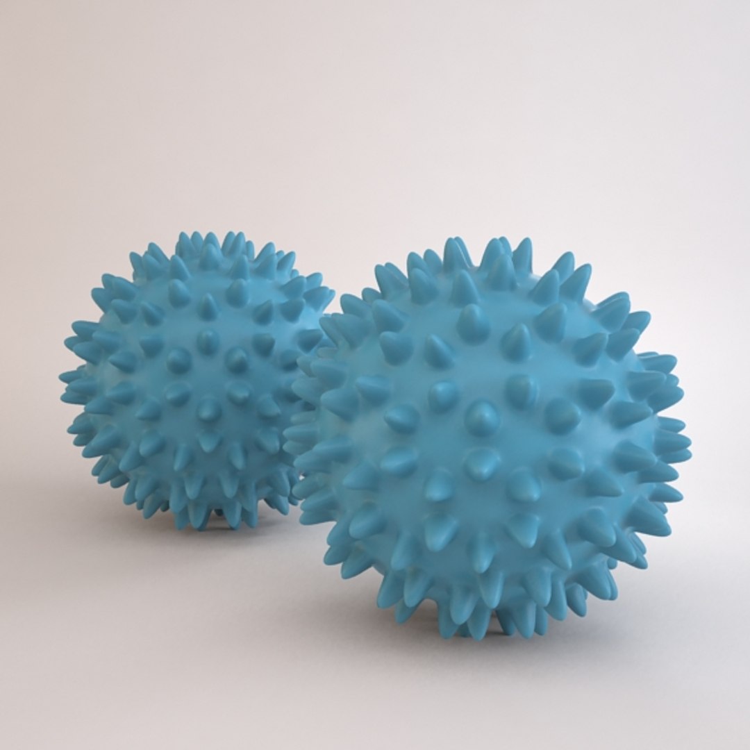 3d Model Of Plastic Laundry Balls