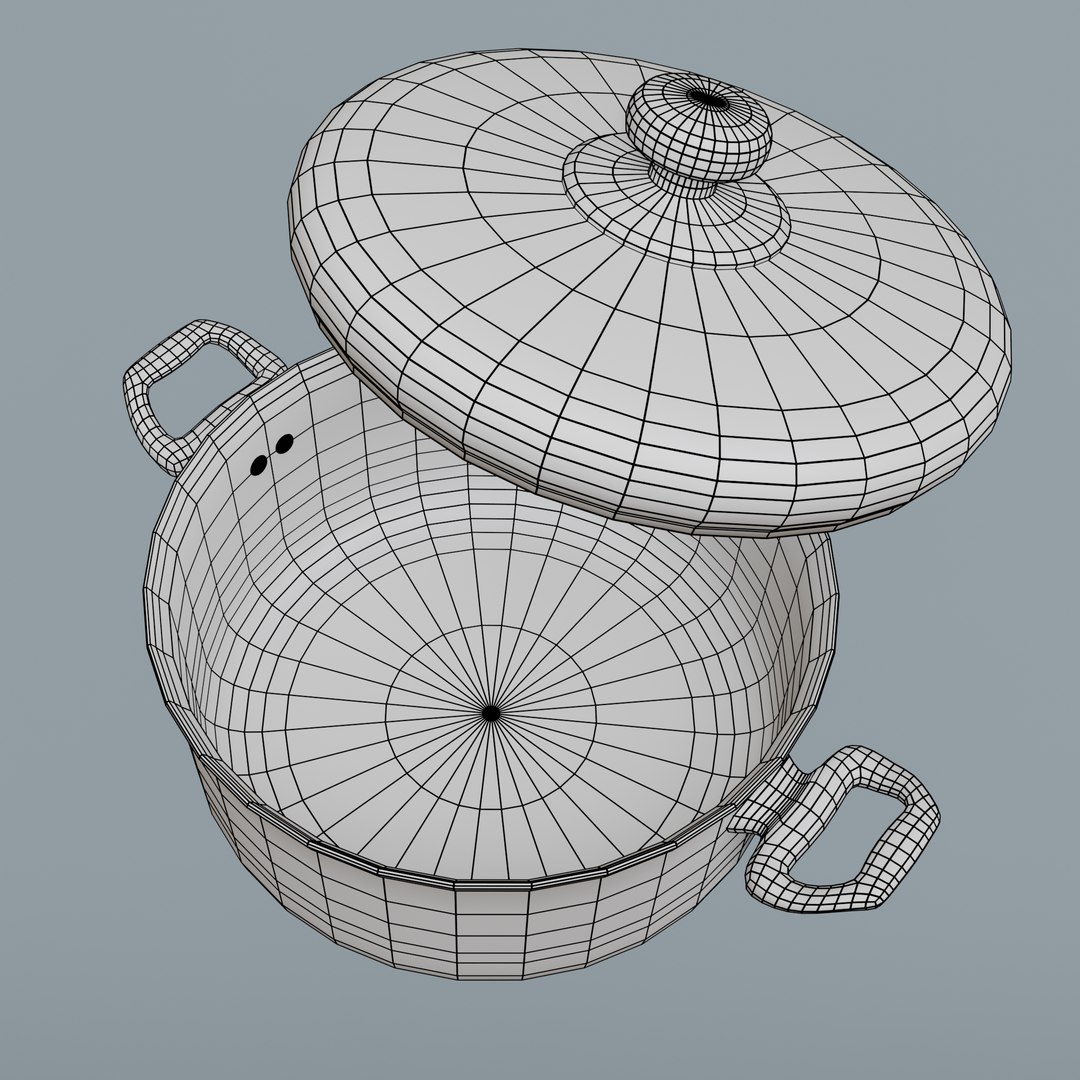 Cooking Pot 3D Model - TurboSquid 1774961