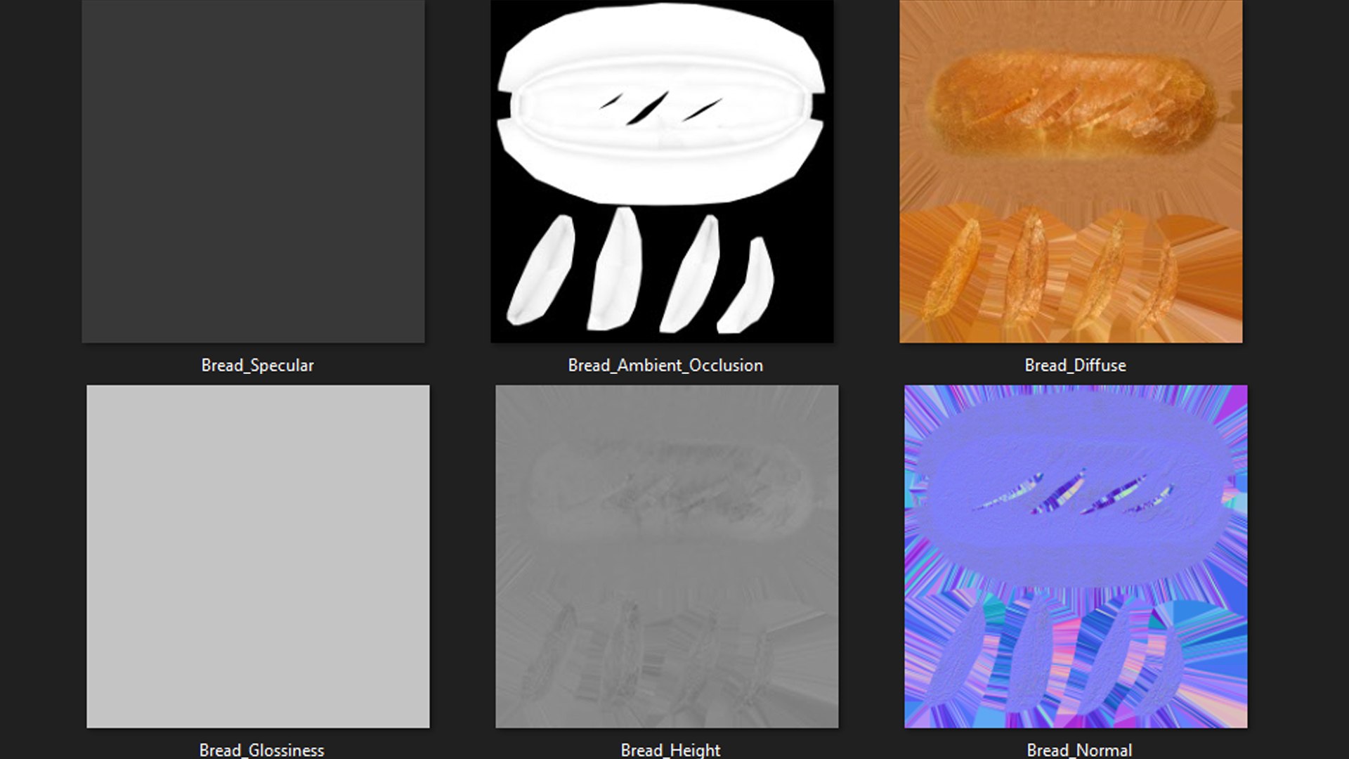 Bread model - TurboSquid 1844891