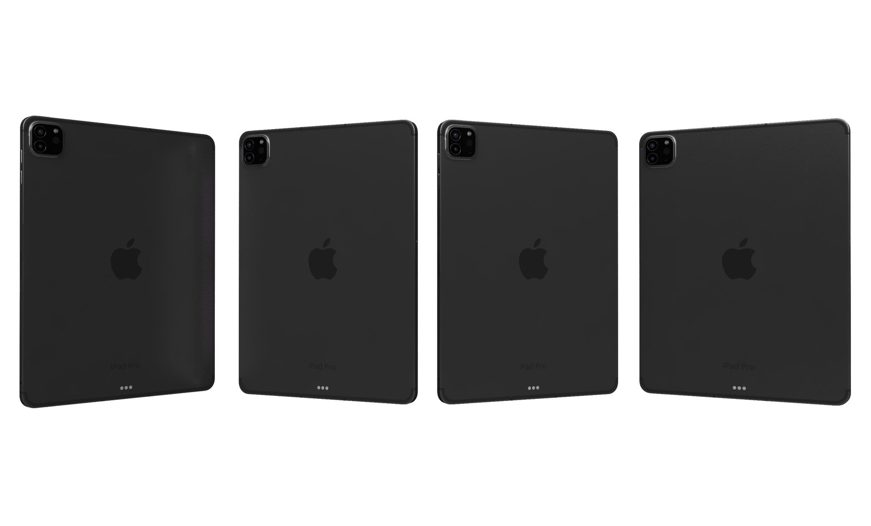 Apple IPad Pro 2022 4th Gen Black Model - TurboSquid 1987652