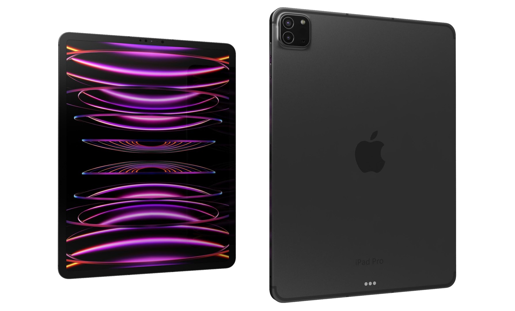 Apple IPad Pro 2022 4th Gen Black Model - TurboSquid 1987652