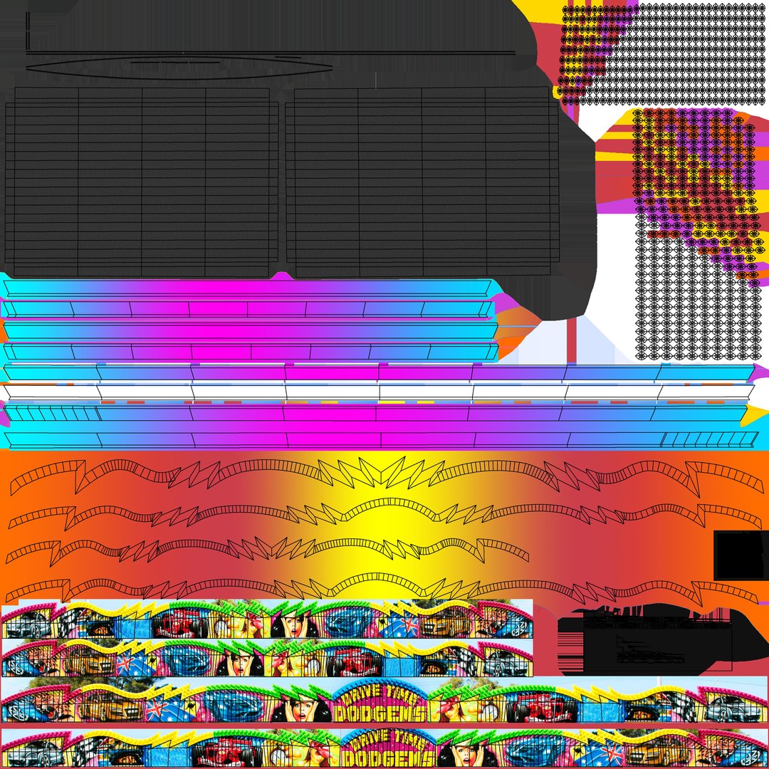 3D model Detailed Dodgem Cars Platform - TurboSquid 2123243