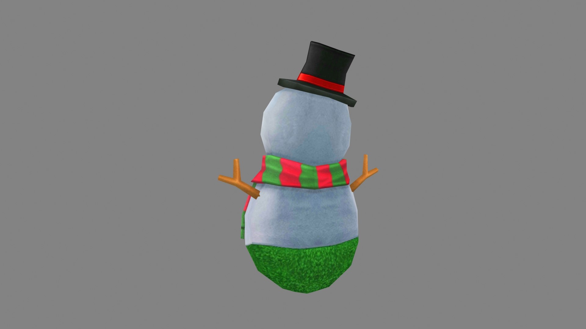 3D Model Cartoon Christmas Snowman Backpack - TurboSquid 2265718