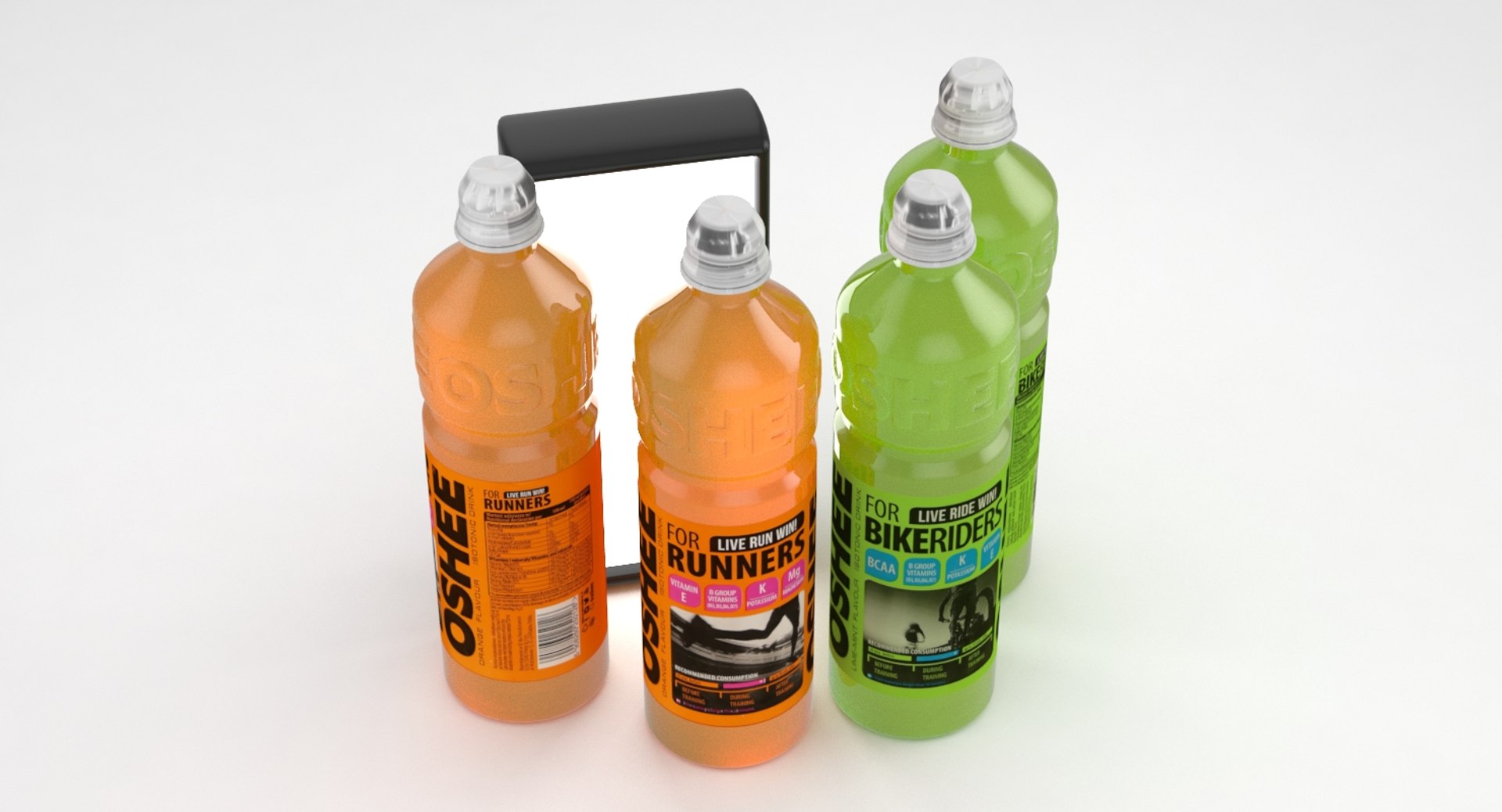 Oshee Isotonic Beverages Bottle 3D Model - TurboSquid 1208285