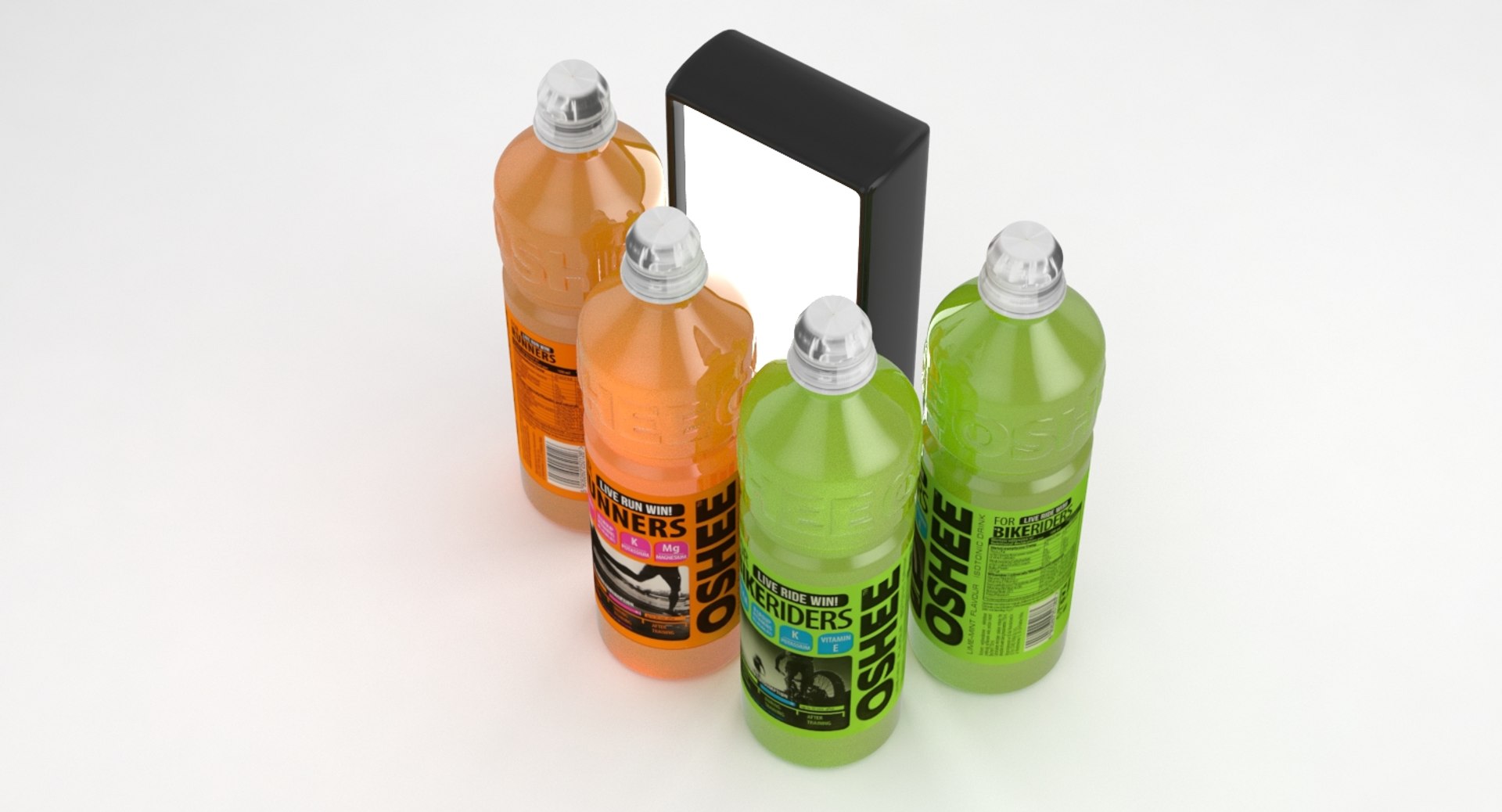 Oshee Isotonic Beverages Bottle 3D Model - TurboSquid 1208285