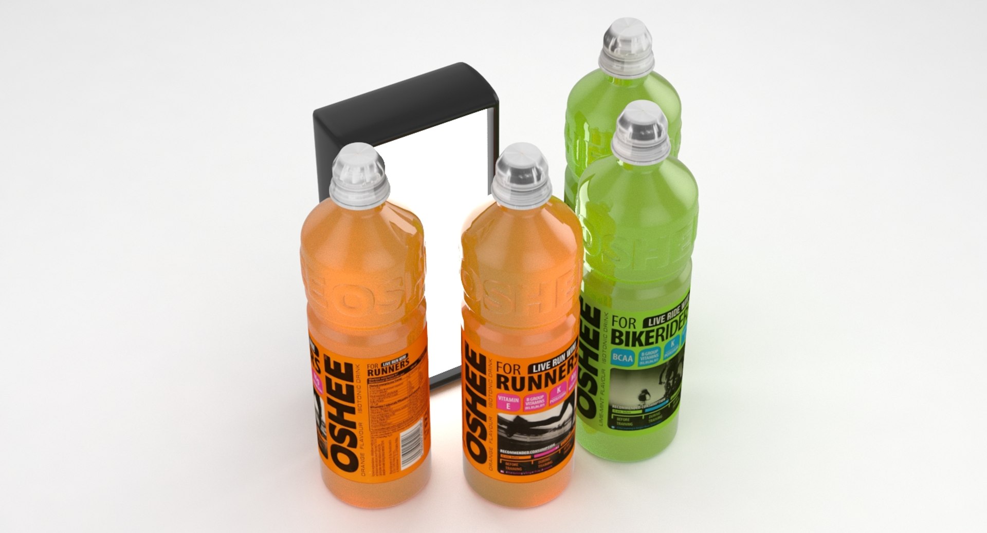 Oshee Isotonic Beverages Bottle 3D Model - TurboSquid 1208285