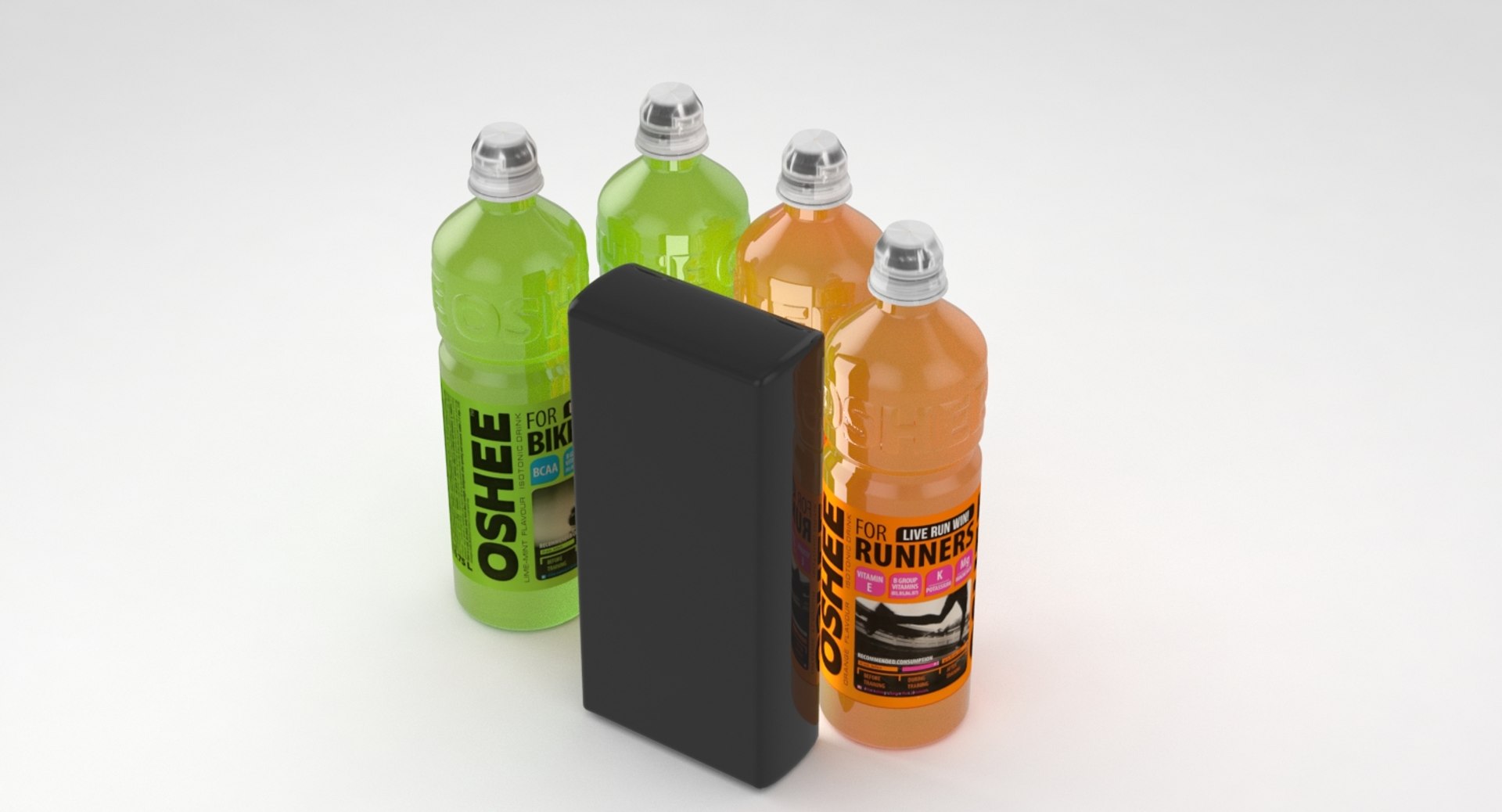 Oshee Isotonic Beverages Bottle 3D Model - TurboSquid 1208285