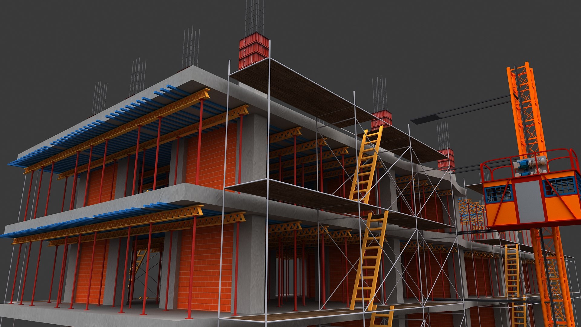 3D Construction Building - TurboSquid 1696621