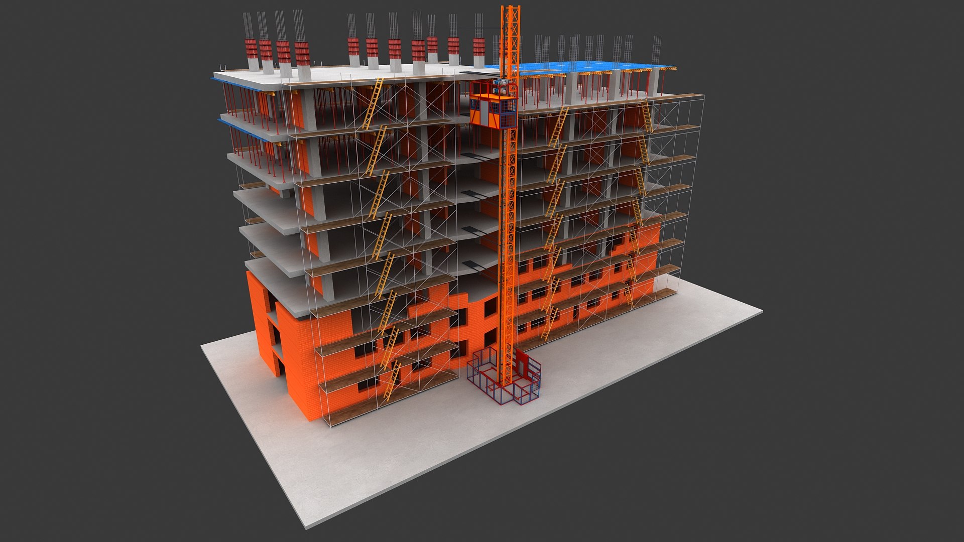 3D Construction Building - TurboSquid 1696621