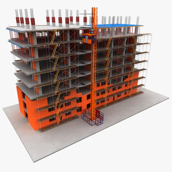 3D construction building - TurboSquid 1532153
