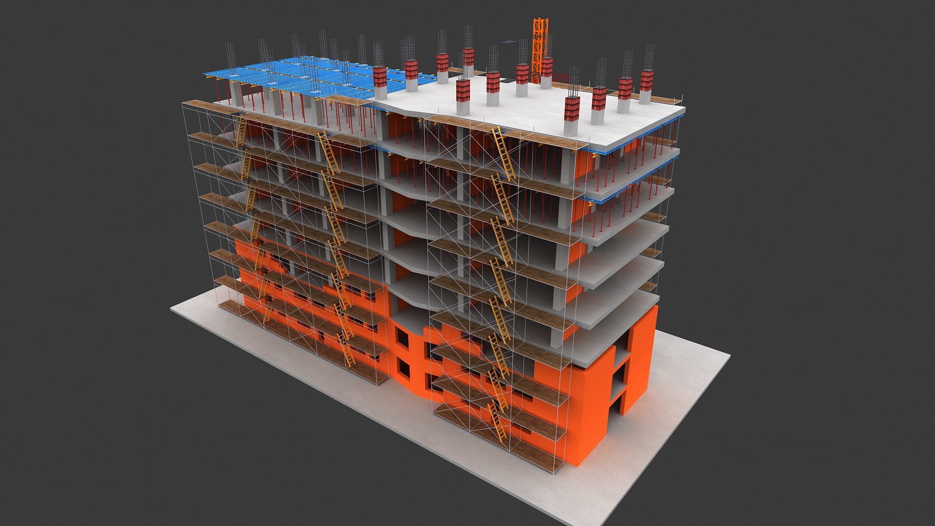 3D Construction Building - TurboSquid 1696621