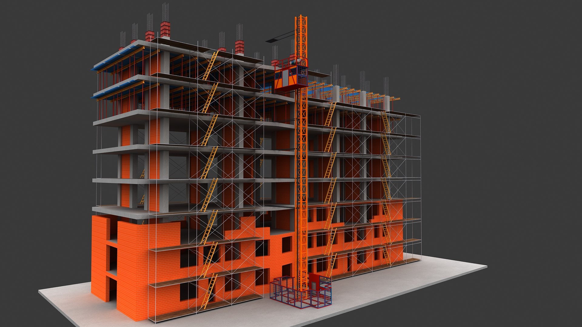 3D Construction Building - TurboSquid 1696621