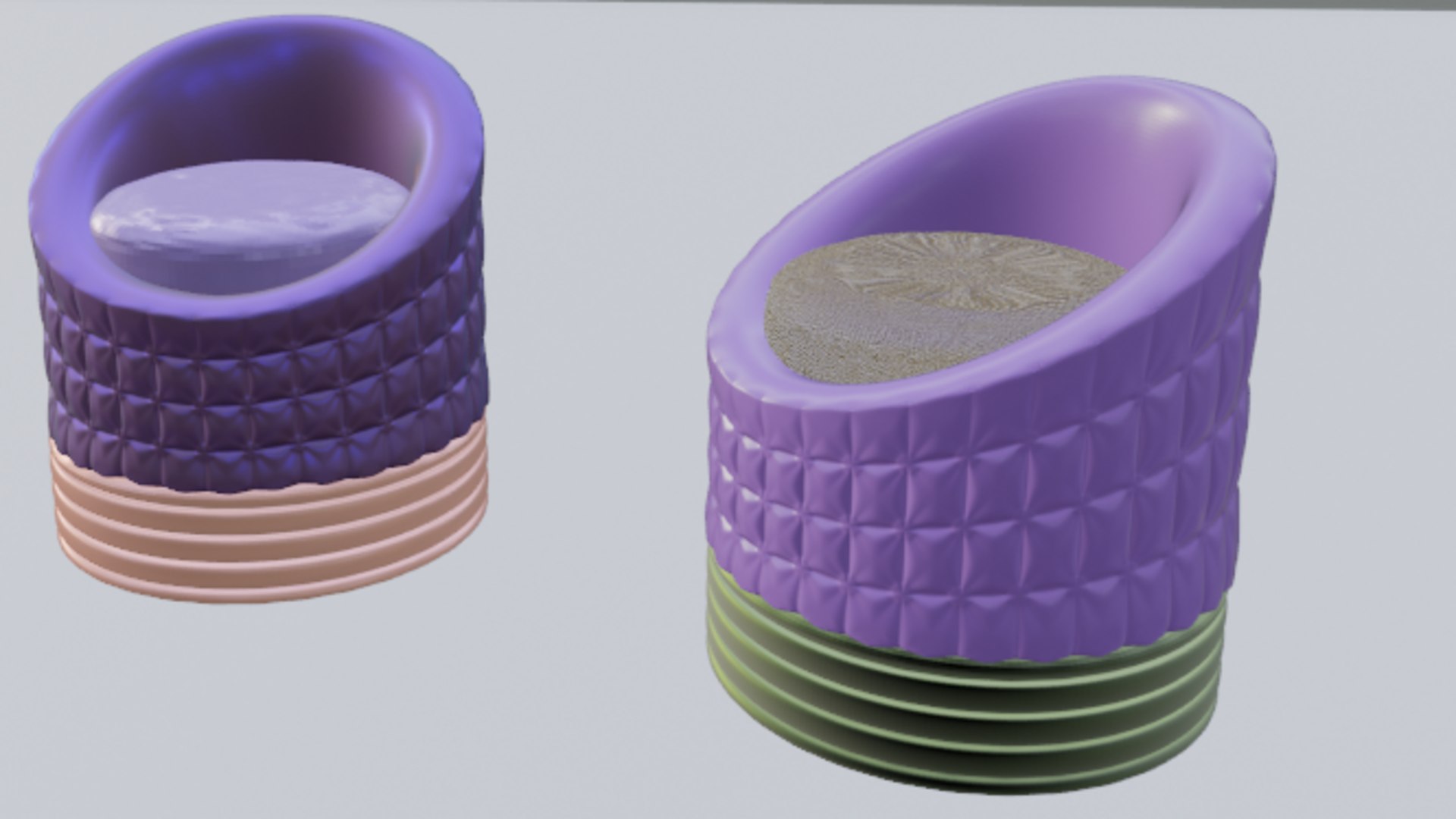 3D Stylish Cone-Shaped Chairs - TurboSquid 2234005