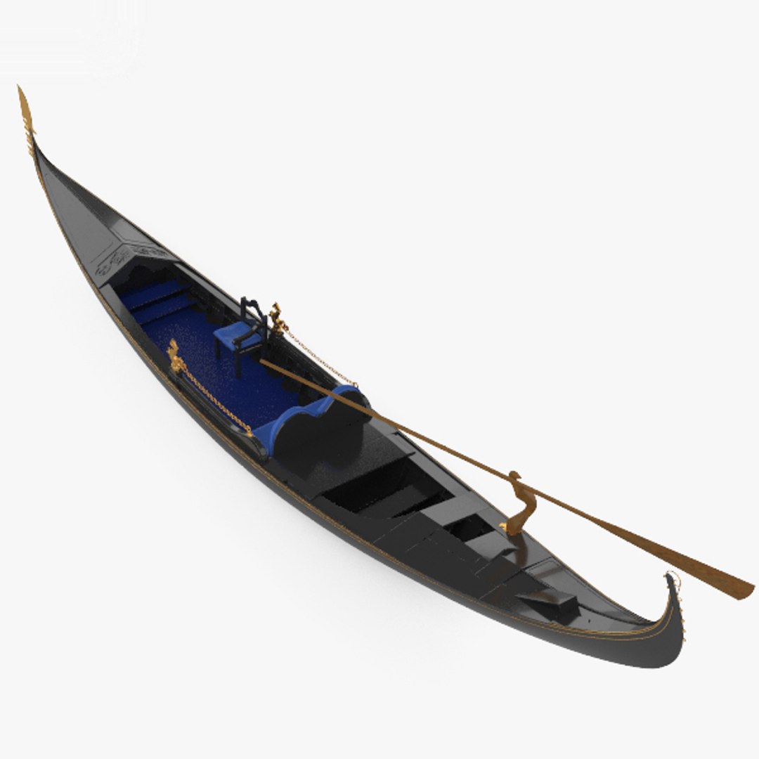 Gondola Boat Vessel 3D Model - TurboSquid 1476615