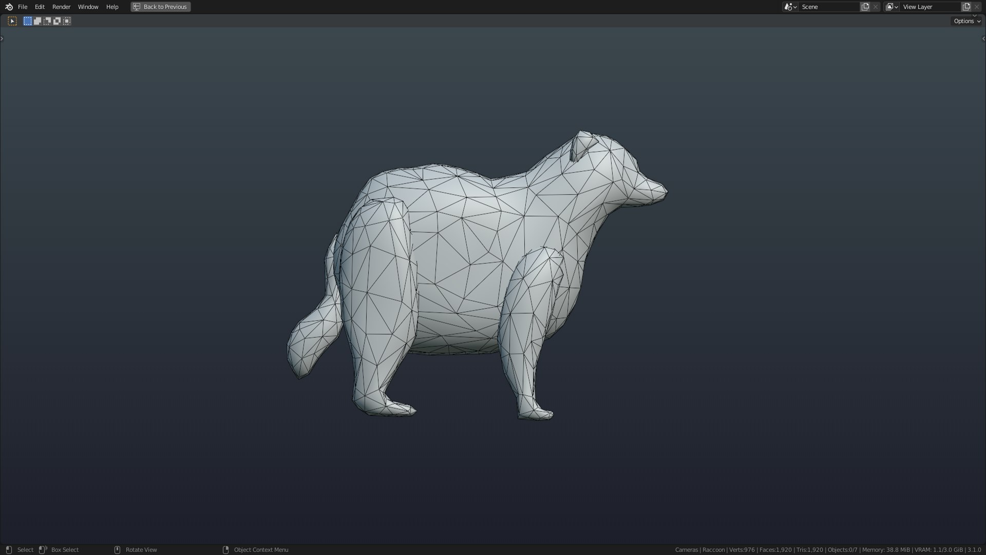 Low Poly Raccoon Rigged With Realistic Texture 3D Model - TurboSquid ...