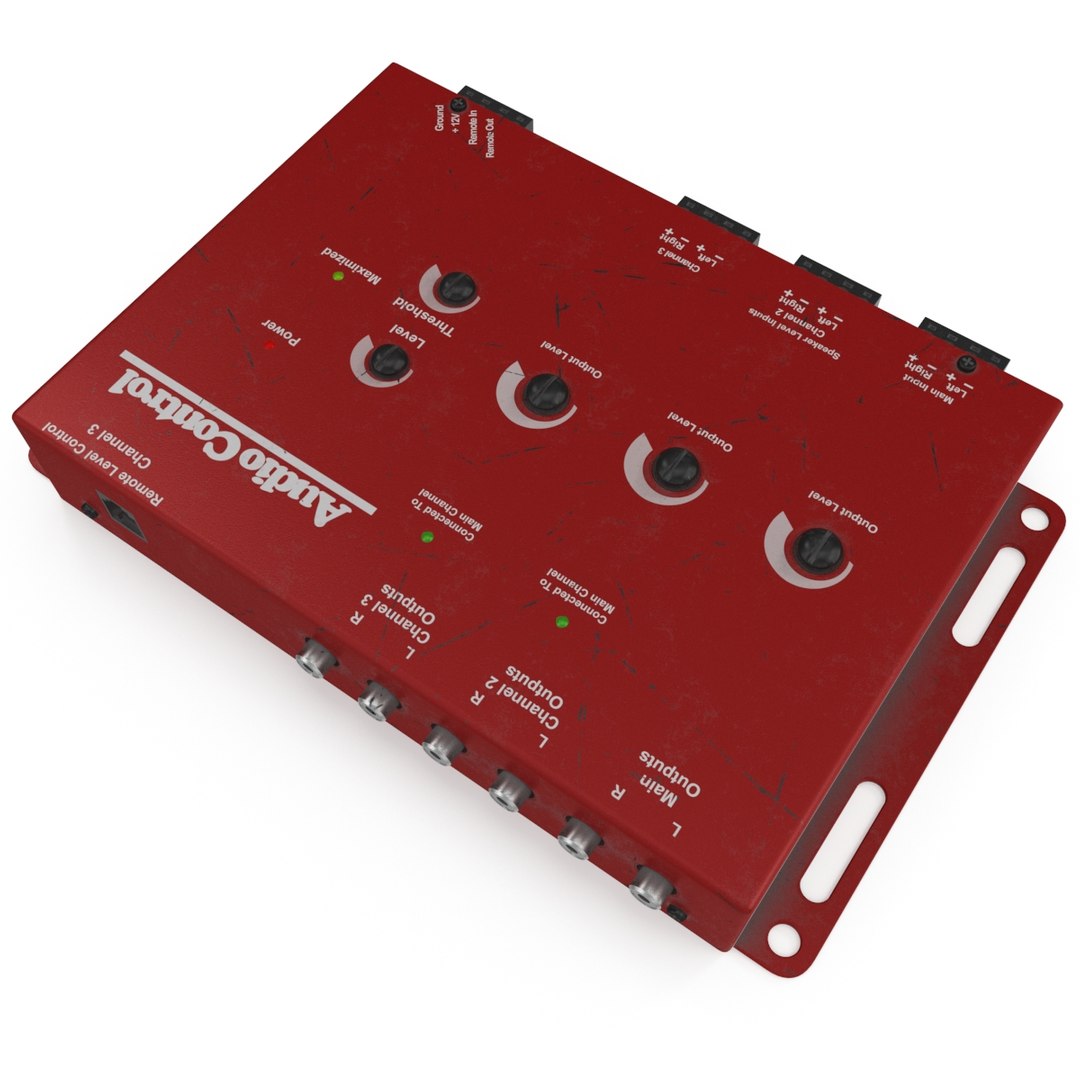 Audio Control PBR Model - TurboSquid 1740313