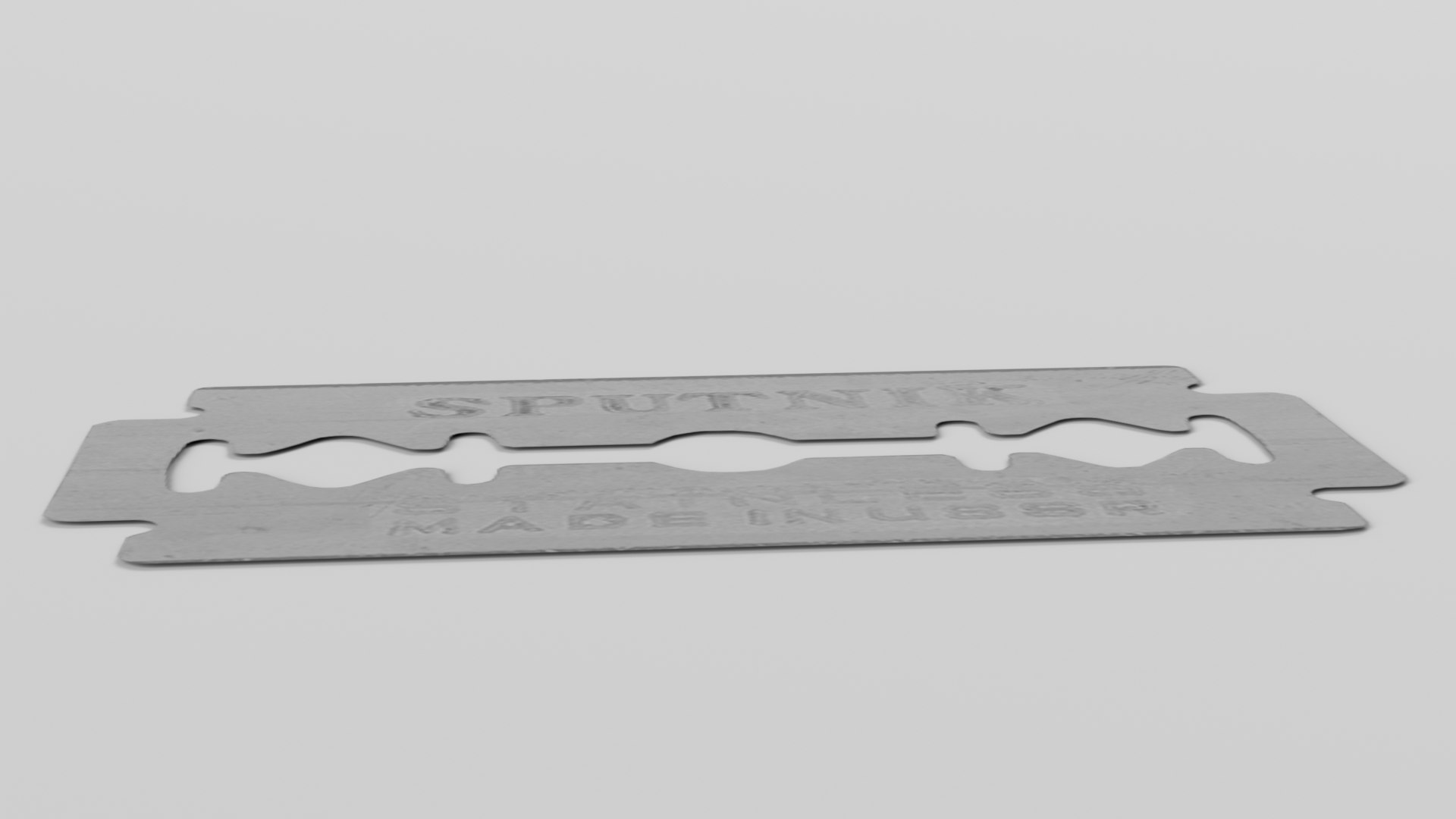 Razor Blade 3D Model - TurboSquid 1928220