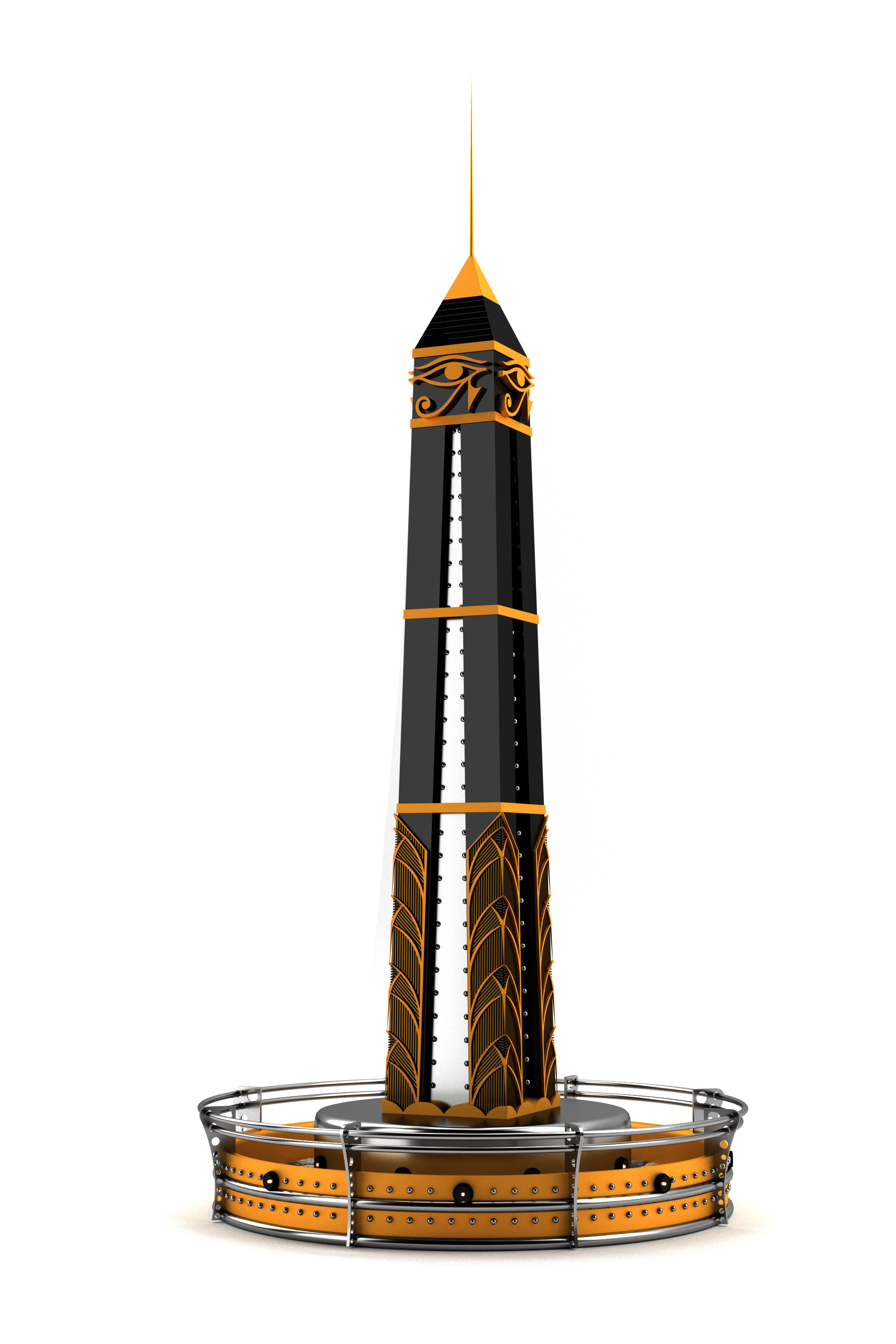 Modern pharaonic obelisk 3D - TurboSquid 1694781